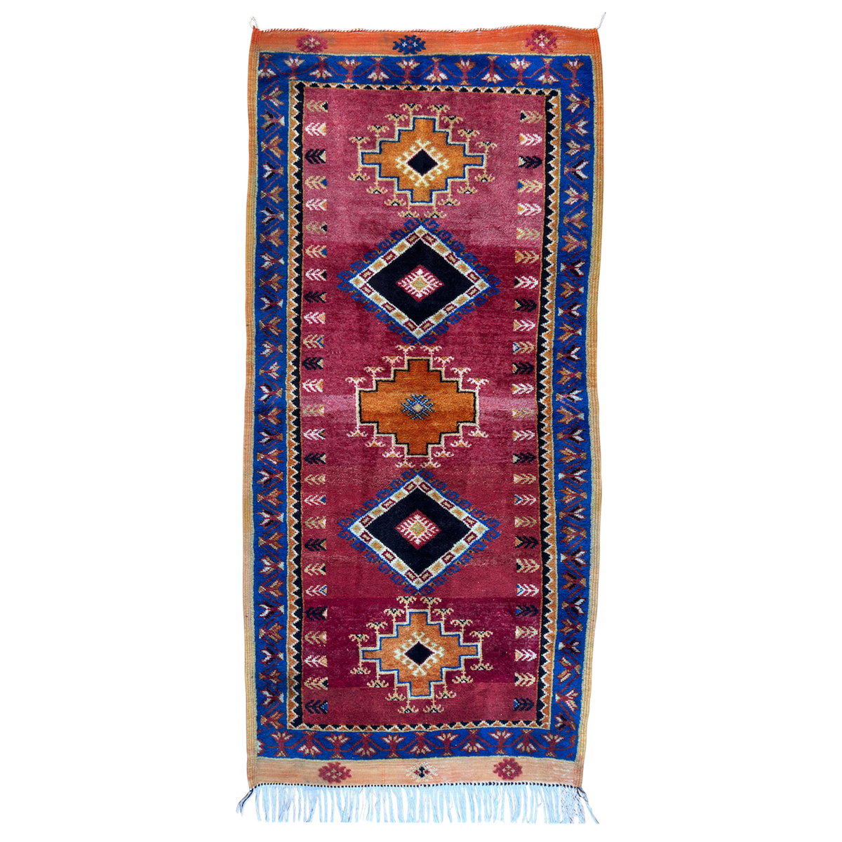 3' x 8' Contemporary Moroccan Beni Rug - Rabia Runner | SAINT RIDGE